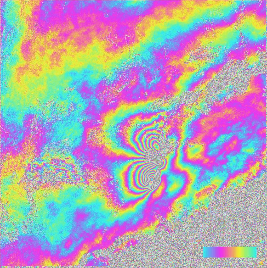 Bam earthquake: Envisat Radar Interferograms